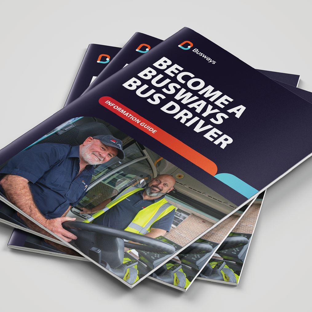 Busways A5 Driver Recruitment Brochure 2023 | designbydavid